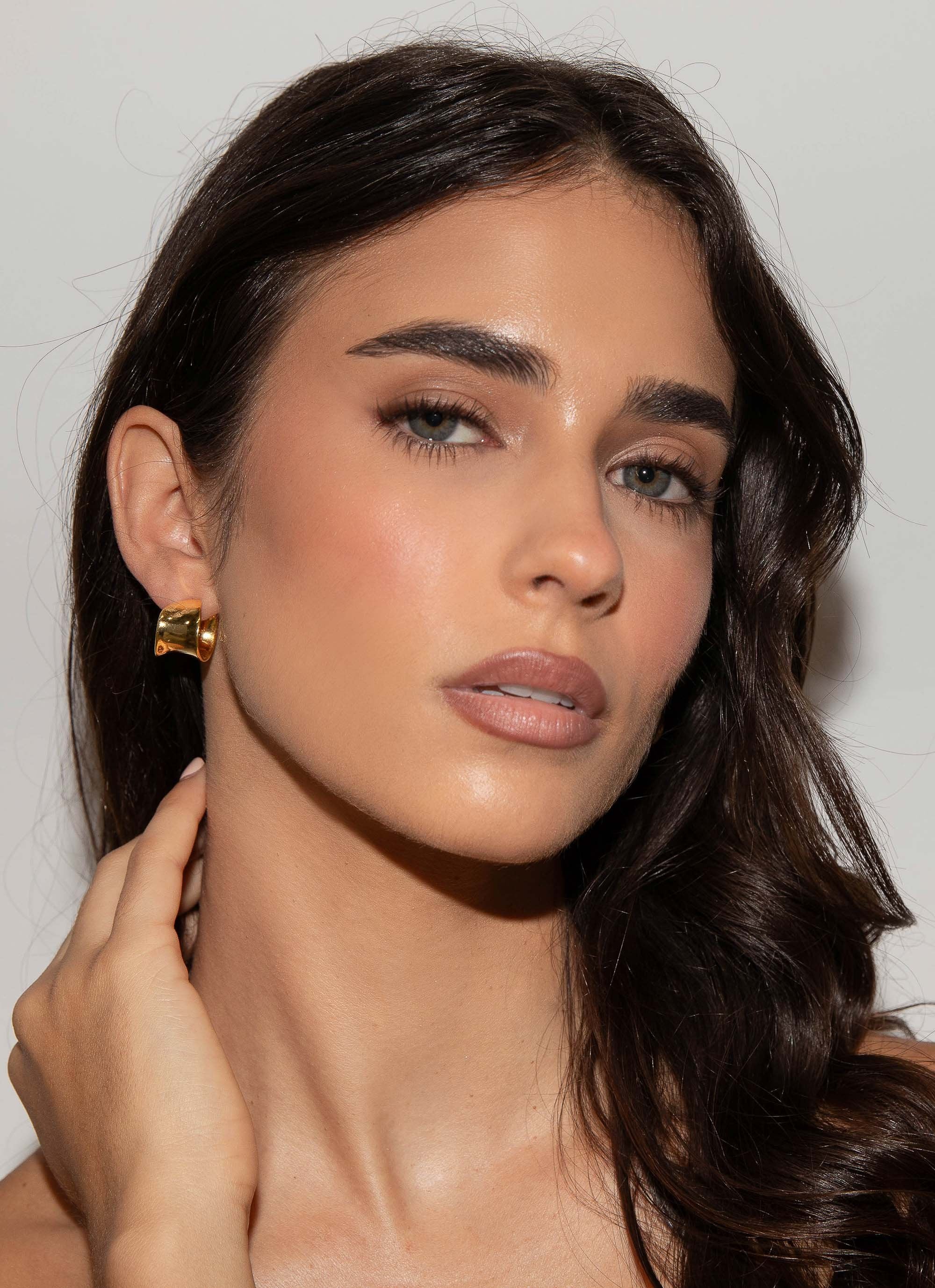More Than Words Hoop Earrings Gold Peppermayo more-than-words-hoop-earrings-gold-peppermayo