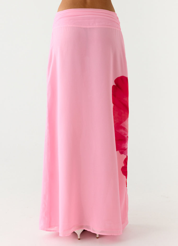 Blushing Bloom Maxi Skirt - Baby Pink – Peppermayo
