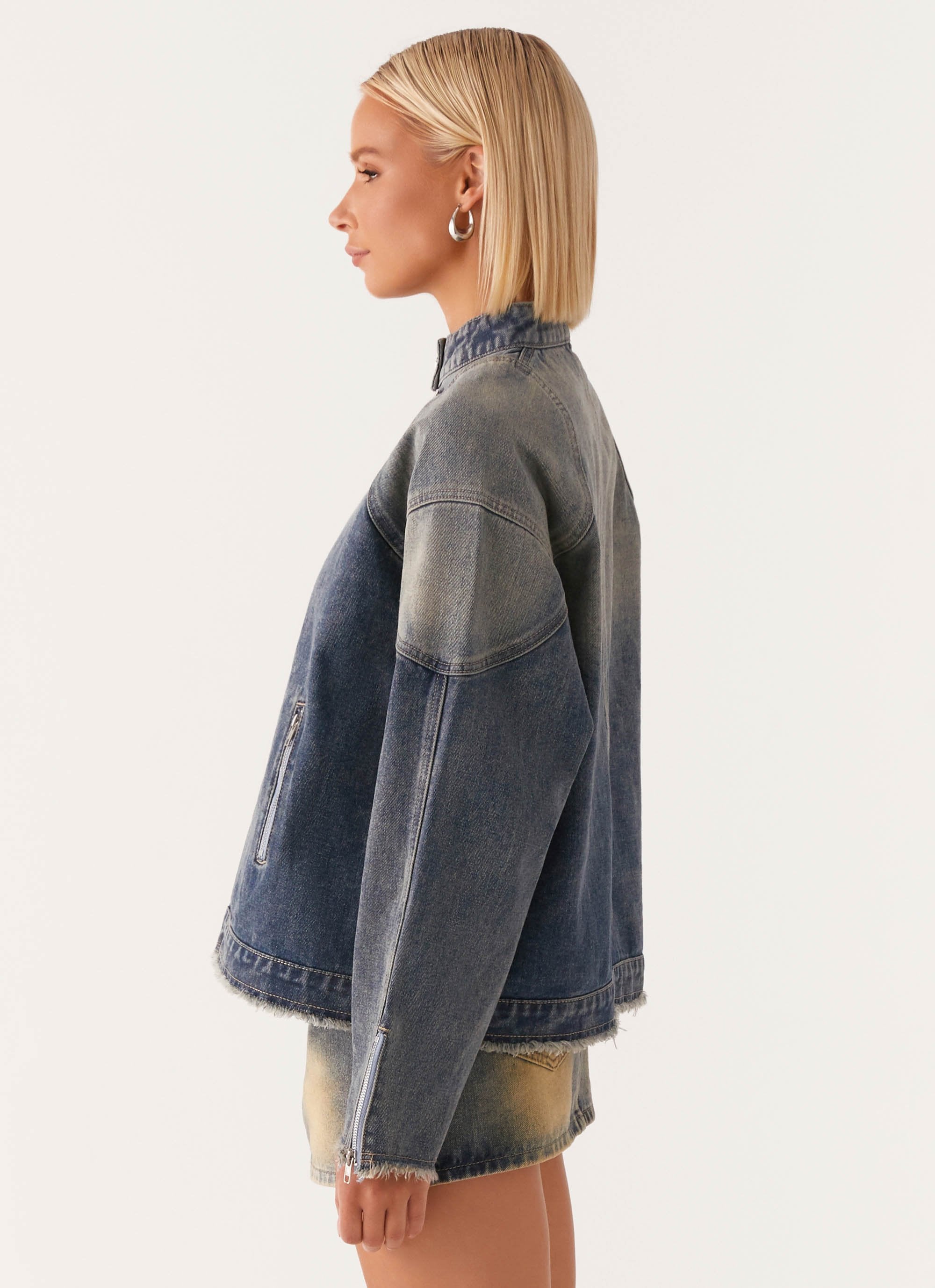 Not Like Us Denim Jacket - Vintage – Peppermayo